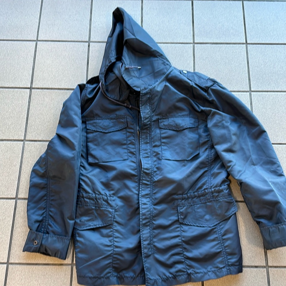 Vintage Schott Nyc Field Jacket Navy Civ/Mil1913 Us A… - Gem